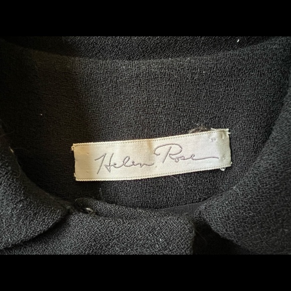 Helen Rose | Jackets & Coats | Vintage 95s Helen Rose Cropped Black ...